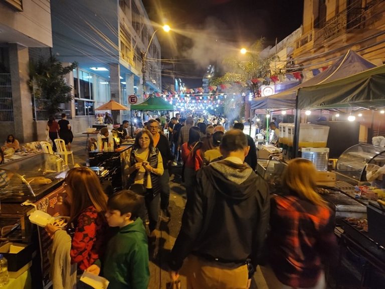 La gastronomía reventó en el centro histórico